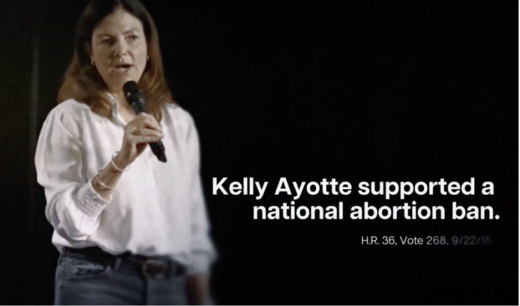 New TV Ad Slams Kelly Ayotte for Anti-Choice Record - DGA